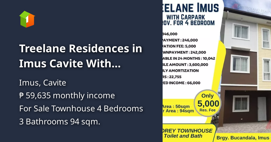 Treelane Residences in Imus Cavite With Carpark [Houses and Lots 🏘️ ...