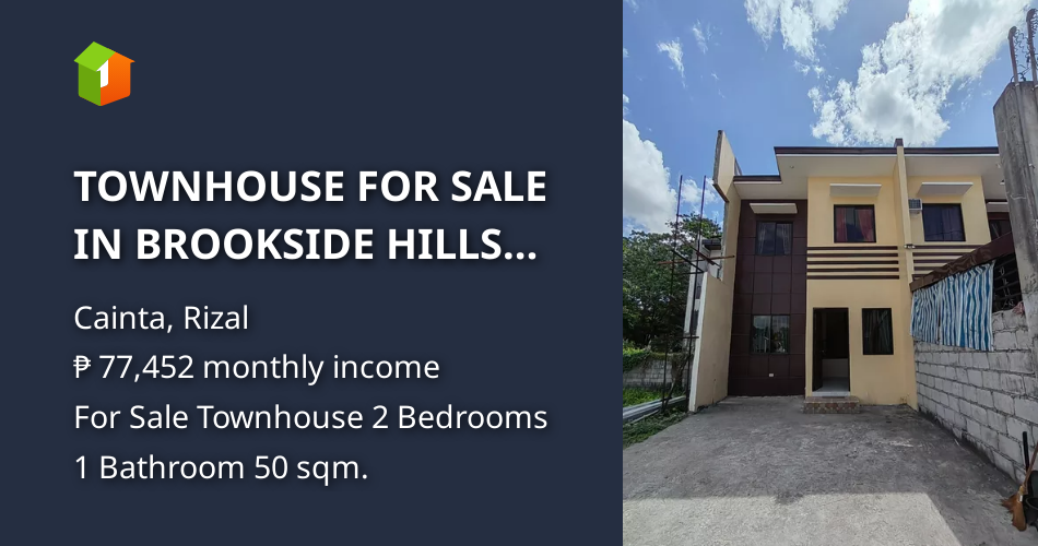 TOWNHOUSE FOR SALE IN BROOKSIDE HILLS CAINTA RIZAL - BIRMINGHAM CAMDEN ...