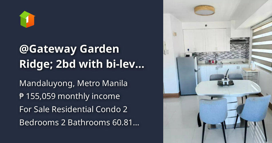 @Gateway Garden Ridge; 2bd with bi-level condo for sale by owner ...