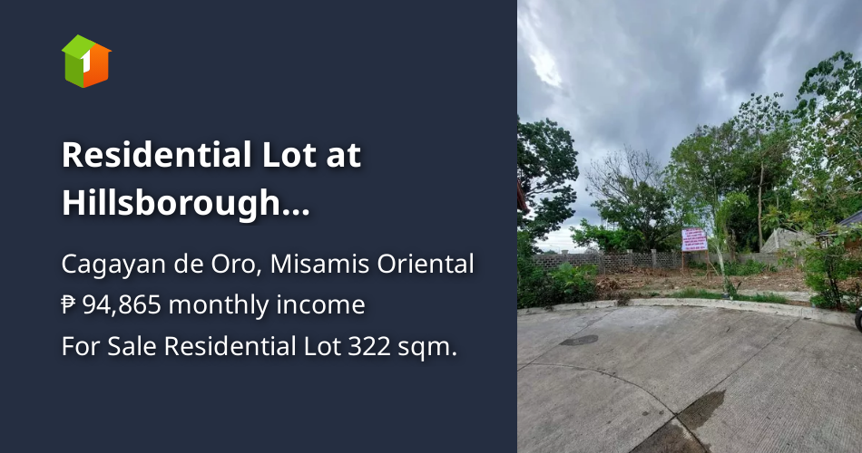 Residential Lot at Hillsborough Subdivision locsted Upper Balulang ...