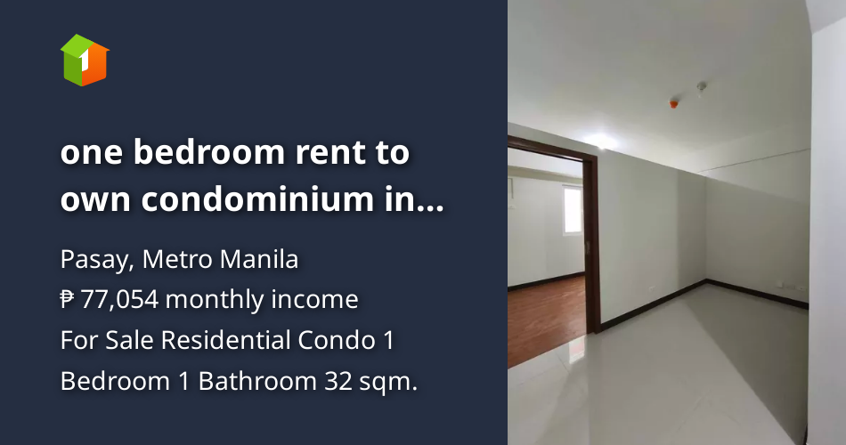 One bedroom rent to own condominium in pasay harrison plaza [Condos 🏙️] (May 2025) in Pasay ...