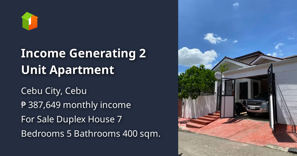 Income Generating 2 Unit Apartment [Houses and Lots 🏘️] (November 2024 ...