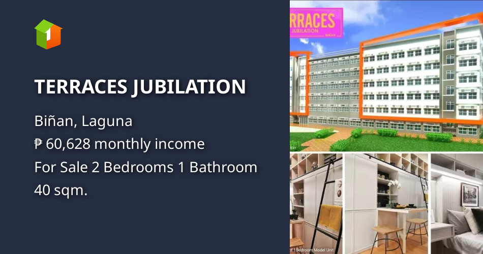 TERRACES JUBILATION [Condos 🏙️] (August 2021) in Biñan, Laguna for sale ...