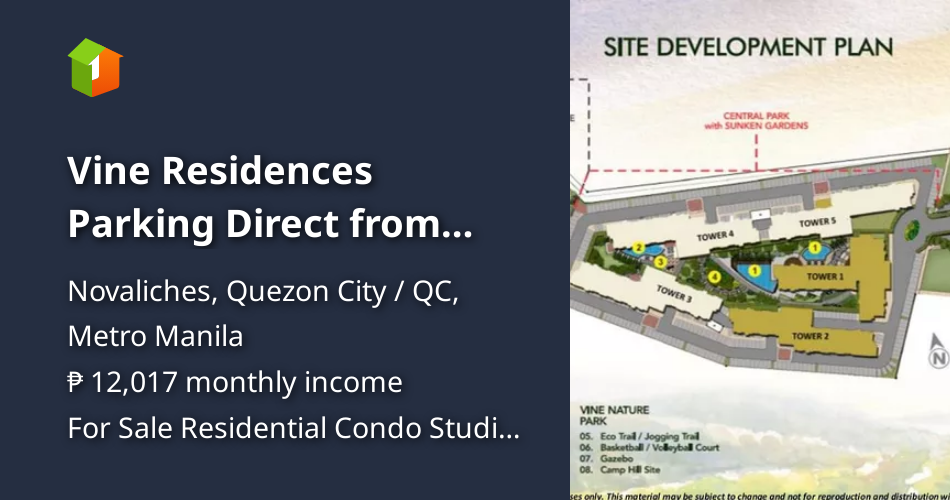 Vine Residences Parking Direct from SMDC Inventory [Condos 🏙️] (August ...