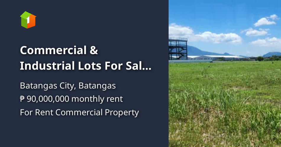 Commercial & Industrial Lots For Sale in Lipa Batangas City [Commercial ...