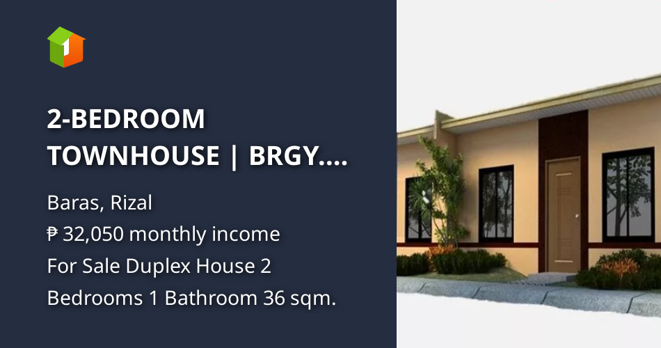 2-BEDROOM TOWNHOUSE | BRGY. PINUGAY, BARAS, RIZAL [Houses and Lots 🏘️ ...