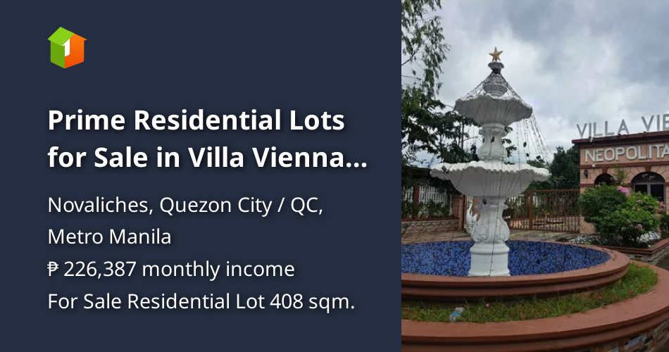 Prime Residential Lots for Sale in Villa Vienna Neopolitan 1-B ...