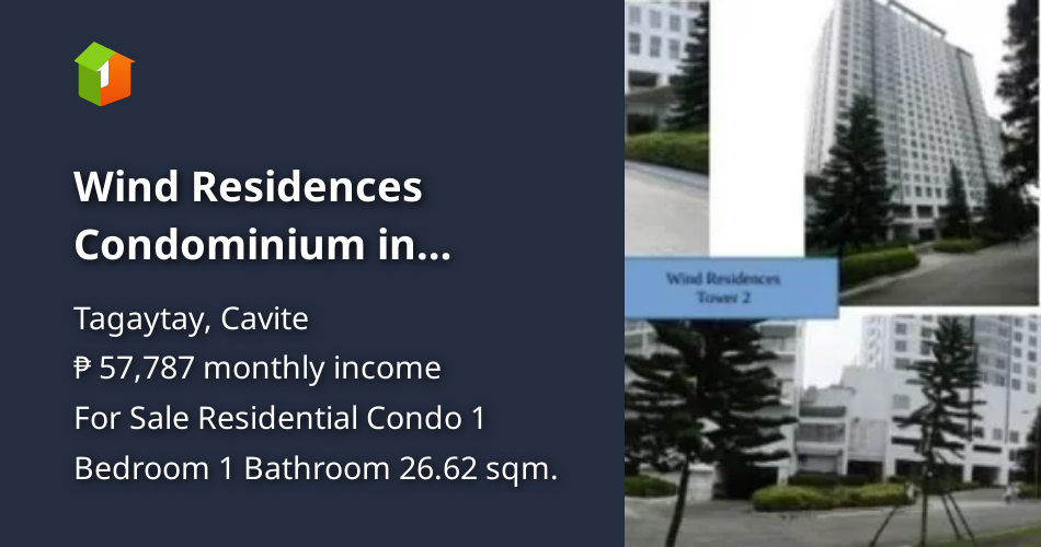 Wind Residences Condominium in Tagaytay cavite Sky Ranch Balay Dako Our ...