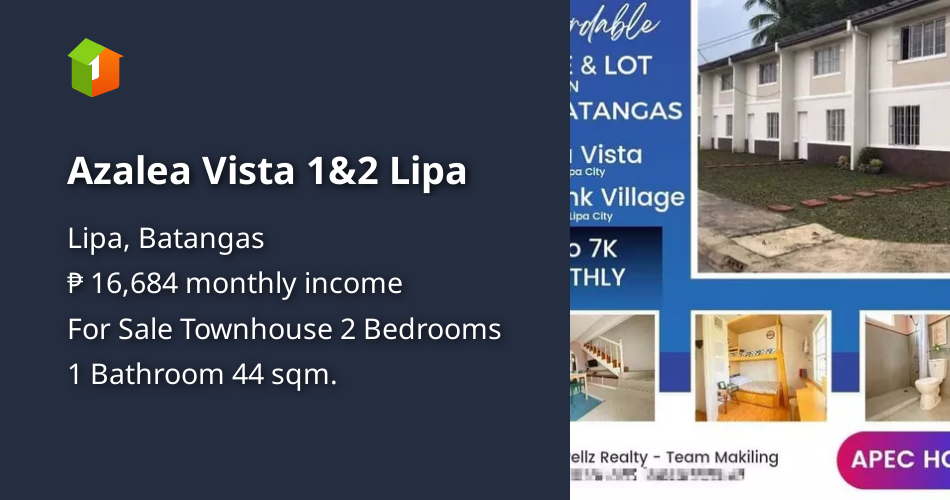 Azalea Vista 1&2 Lipa [Houses and Lots 🏘️] (May 2023) in Lipa, Batangas ...