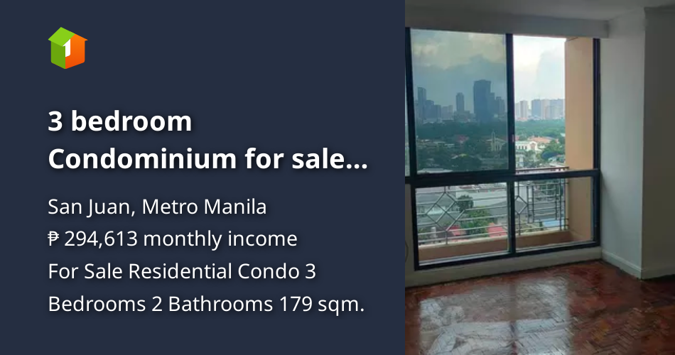 3 bedroom Condominium for sale in One Beverly Place [Condos 🏙️] (July ...