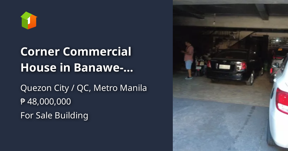 Corner Commercial House in Banawe-Cardiz, Sta Mesa Heights [Commercial ...