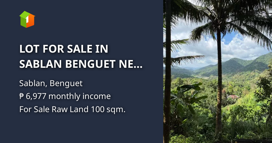 LOT FOR SALE IN SABLAN BENGUET NEAR BAGUIO CITY [Lots 🚜] (November 2025 ...