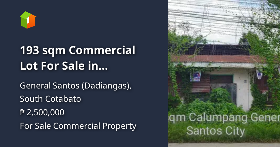 193 sqm Commercial Lot For Sale in Calumpang General Santos (Dadiangas ...