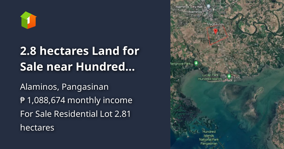 2.8 hectares Land for Sale near Hundred Island, Alaminos City [Lots 🚜 ...