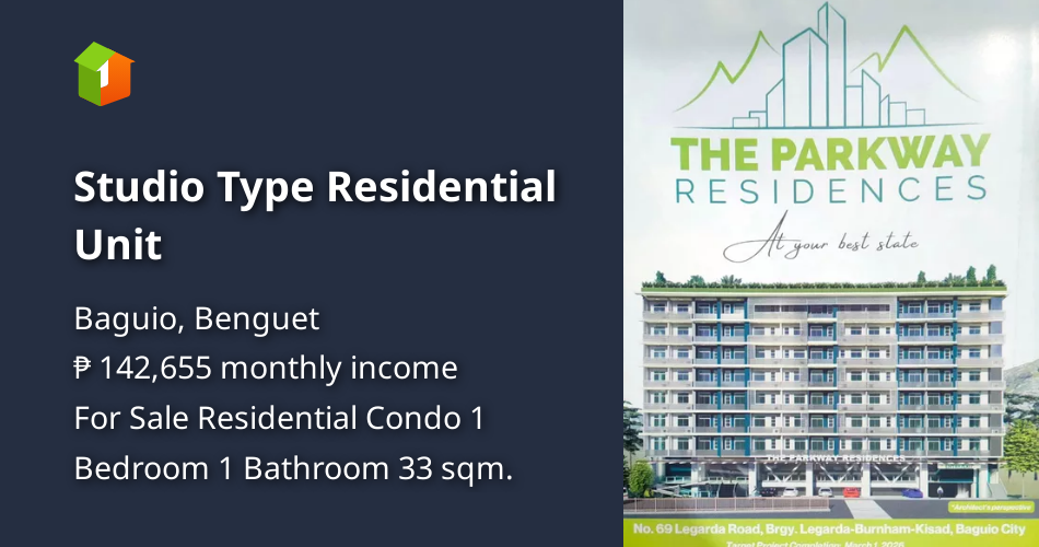 Studio Type Residential Unit [Condos 🏙️] (February 2023) in Baguio ...