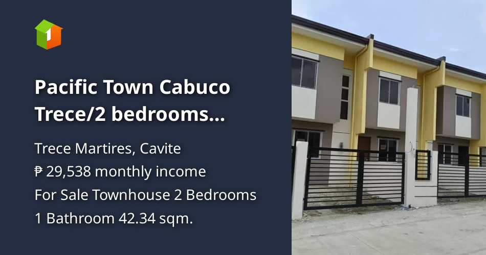 Pacific Town Cabuco Trece/2 bedrooms Townhouse [Houses and Lots 🏘️ ...