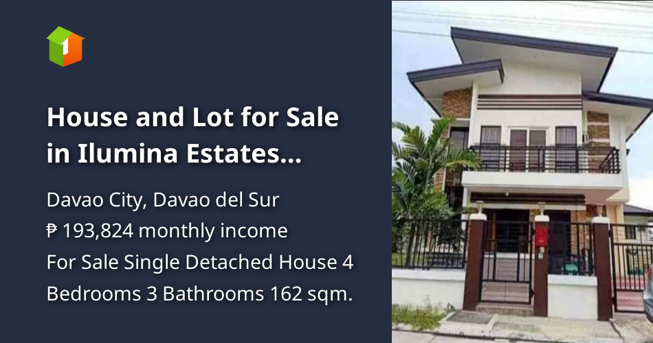 House and Lot for Sale in Ilumina Estates Davao [Houses and Lots 🏘️ ...