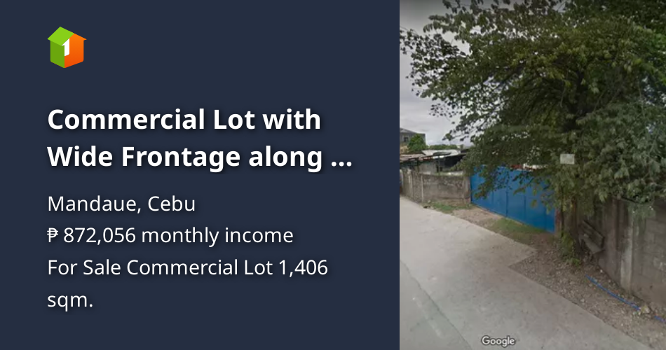 Commercial Lot with Wide Frontage along H. Abellana, Mandaue, Cebu ...