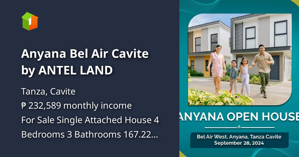 Anyana Bel Air Cavite by ANTEL LAND [Houses and Lots 🏘️] (September ...