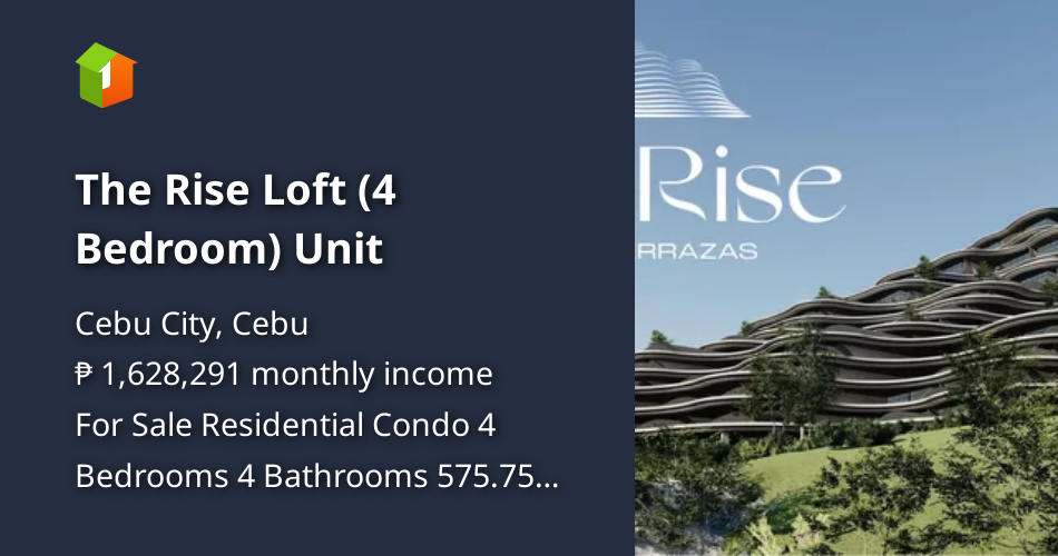 The Rise Loft (4 Bedroom) Unit [Condos 🏙️] (September 2023) in Cebu ...