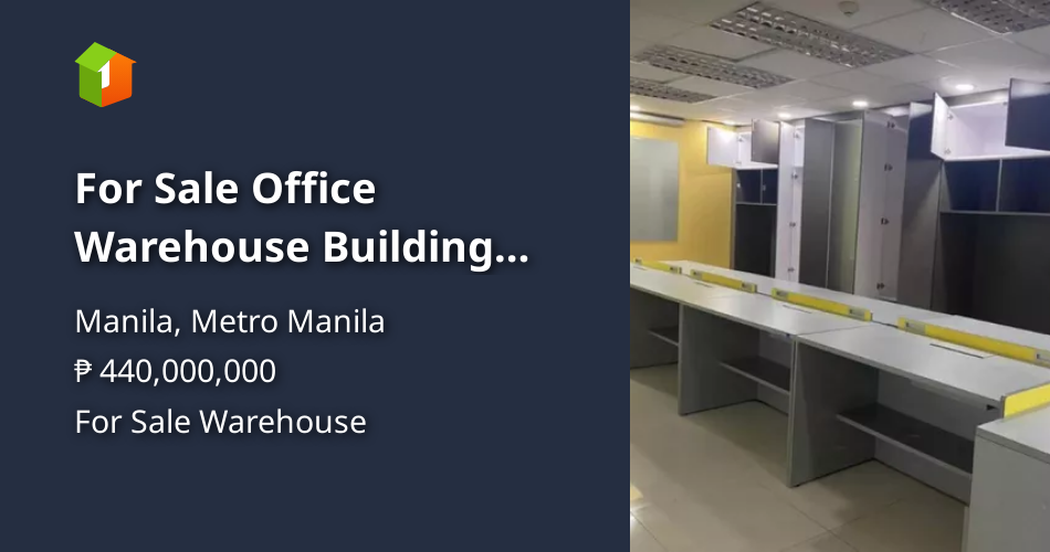 For Sale Office Warehouse Building Tondo Manila Philippines [Commercial ...