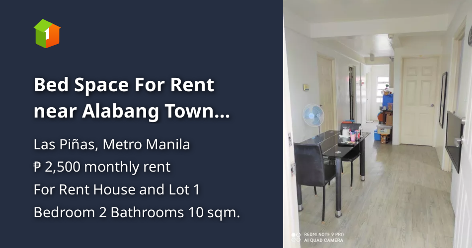 Bed Space For Rent near Alabang Town Center [Houses and Lots 🏘️ ...