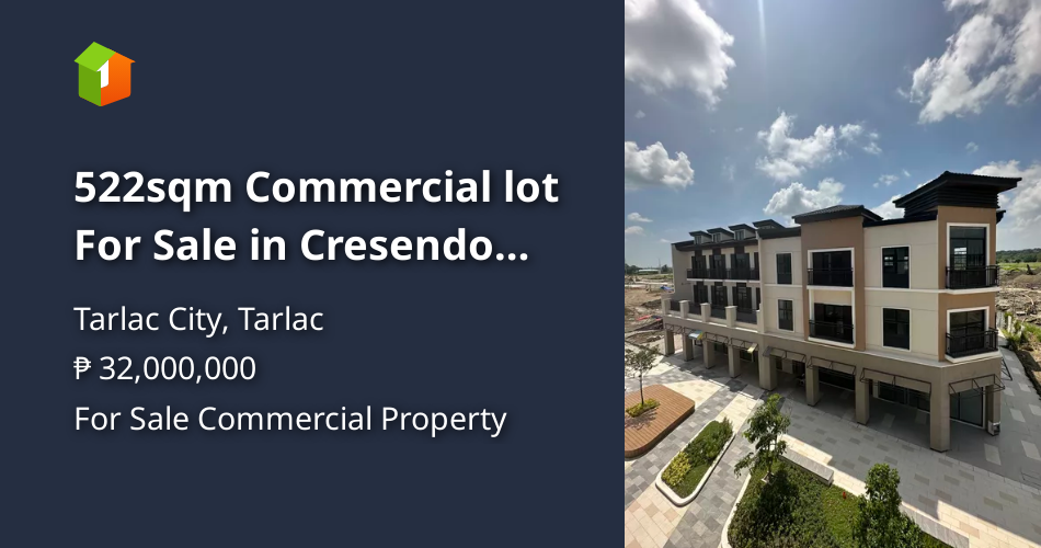 522sqm Commercial lot For Sale in Cresendo Tarlac, City near NLEX ...