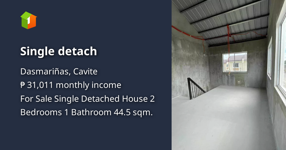 Single detach [Houses and Lots 🏘️] (February 2024) in Dasmariñas, Cavite for sale