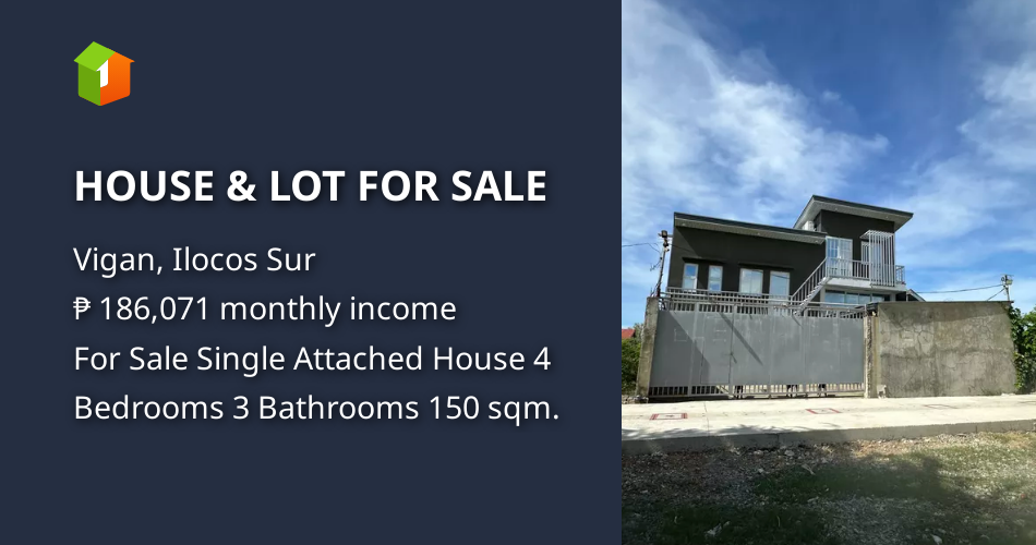 HOUSE & LOT FOR SALE [Houses and Lots 🏘️] (April 2025) in Vigan, Ilocos ...