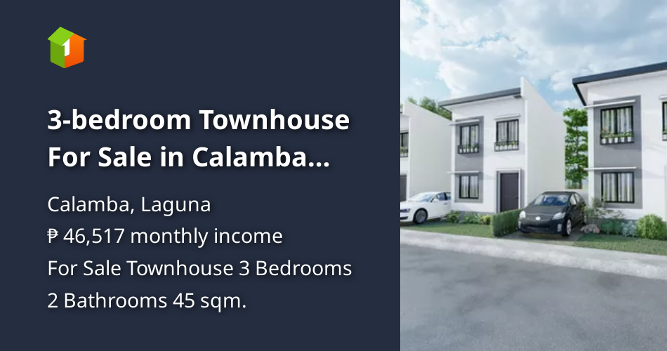 3-bedroom Townhouse For Sale in Calamba Laguna [Houses and Lots 🏘️ ...