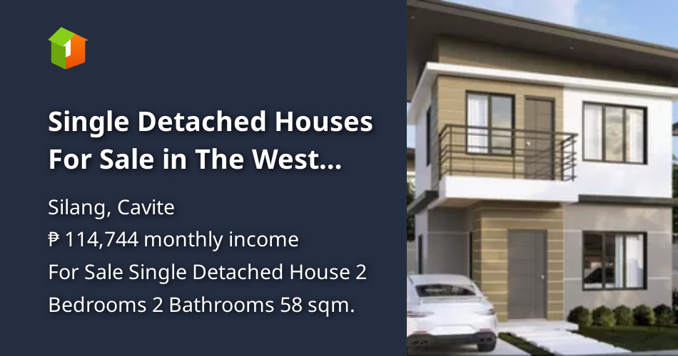 Single Detached Houses For Sale in The West Midland Village Silang ...