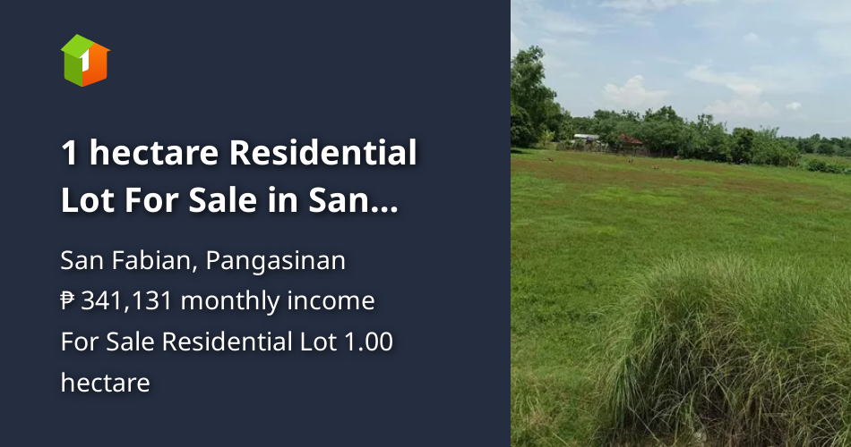 1 hectare Residential Lot For Sale in San Fabian Pangasinan [Lots 🚜 ...