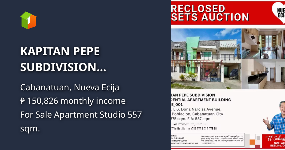 KAPITAN PEPE SUBDIVISION RESIDENTIAL APARTMENT BUILDING [Condos 🏙️ ...