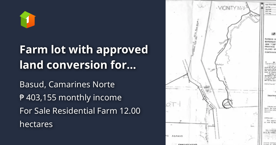 Farm lot with approved land conversion for housing [Lots 🚜] (June 2025 ...