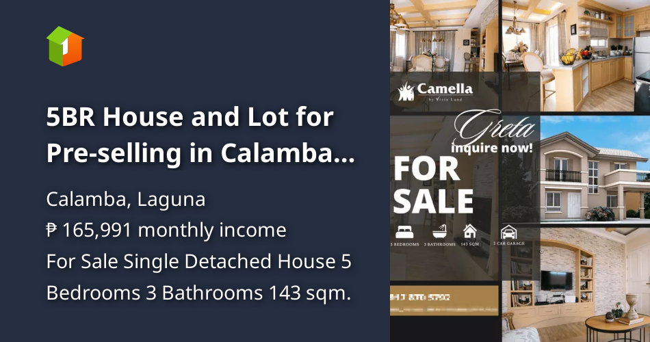 5BR House and Lot for Pre-selling in Calamba Laguna [Houses and Lots 🏘️ ...
