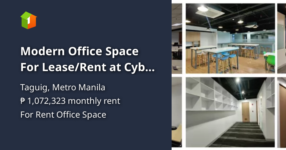 Modern Office Space For Lease/Rent at Cyber Sigma Taguig - Ready For ...