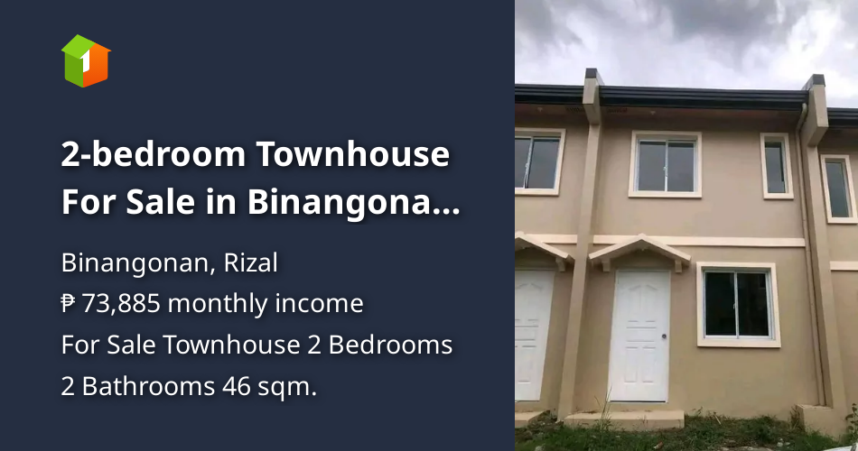2-bedroom Townhouse For Sale in Binangonan Rizal - CAMELLA MEADOWS ...