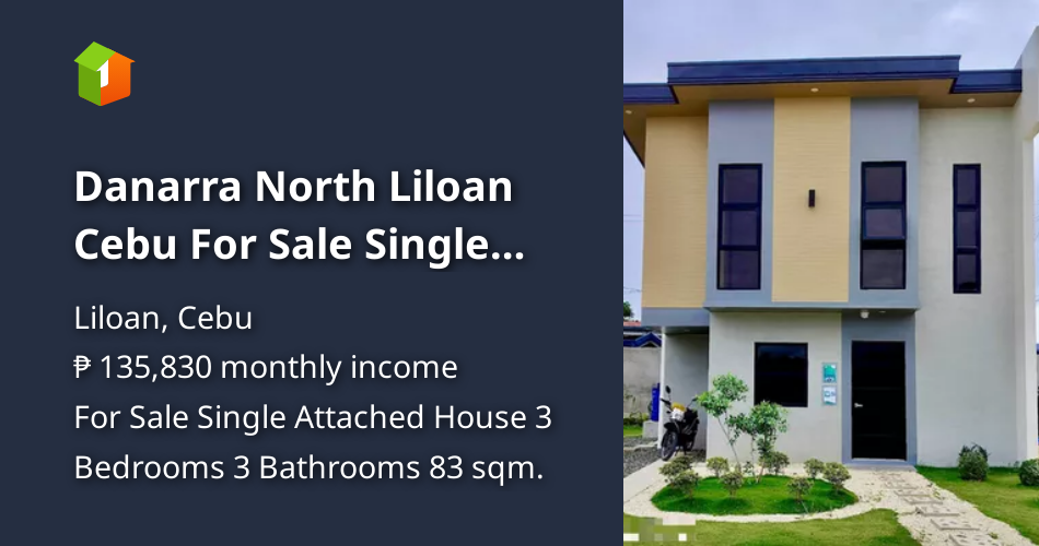 Danarra North Liloan Cebu For Sale Single Attached House [Houses and ...