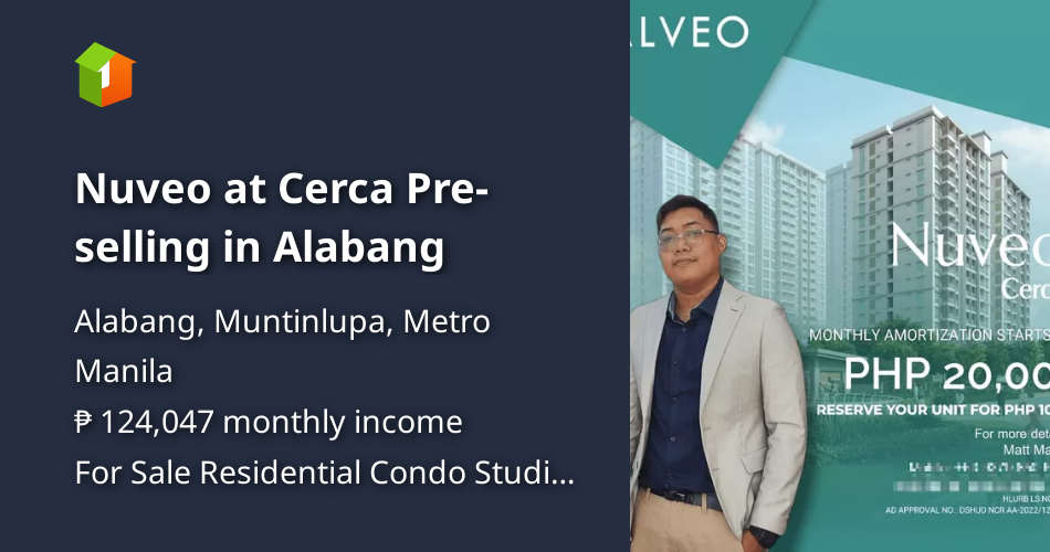 Nuveo at Cerca Pre-selling in Alabang [Condos 🏙️] (December 2025) in ...