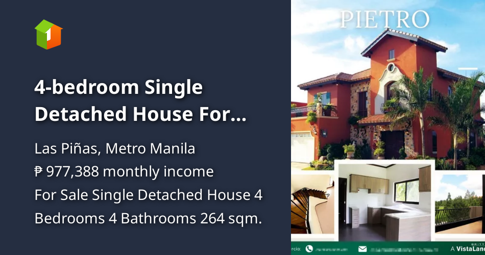 4-bedroom Single Detached House For Sale in Las Pinas Metro Manila ...