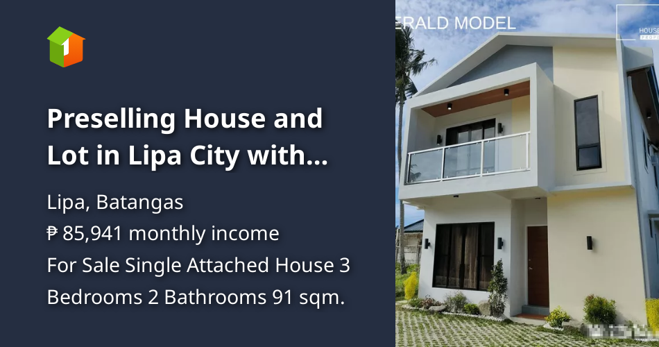 Preselling House and Lot in Lipa City with 500k Discount [Houses and ...