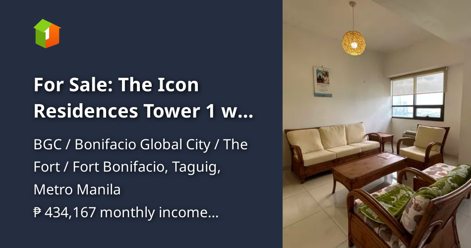 For Sale: The Icon Residences Tower 1 w/ Parking [Condos 🏙️] (March ...