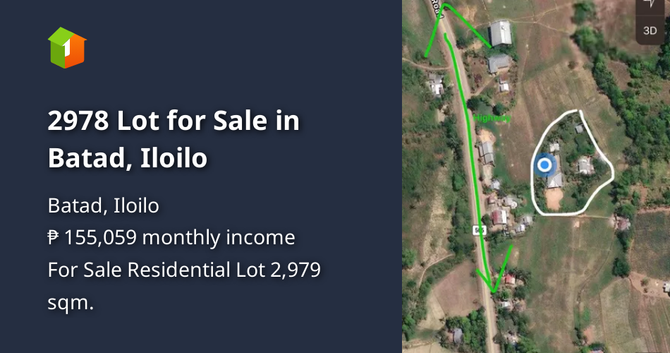 2978 Lot for Sale in Batad, Iloilo [Lots 🚜] (May 2025) in Batad, Iloilo ...
