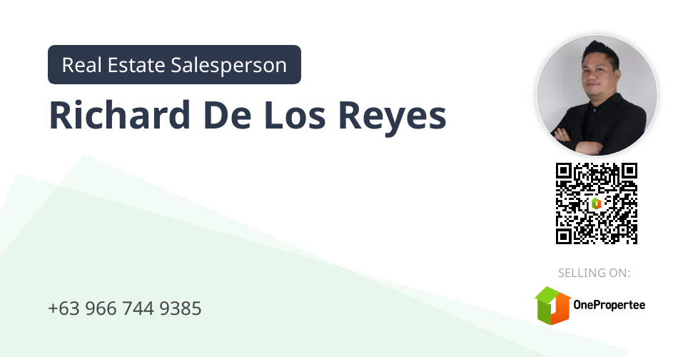 Richard De Los Reyes - Real Estate Salesperson Selling on OnePropertee