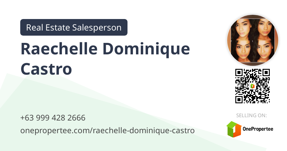 Raechelle Dominique Castro - Real Estate Salesperson Selling on ...