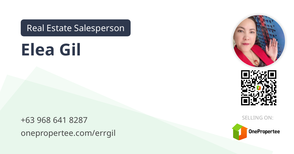 Elea Gil - Real Estate Salesperson Selling on OnePropertee
