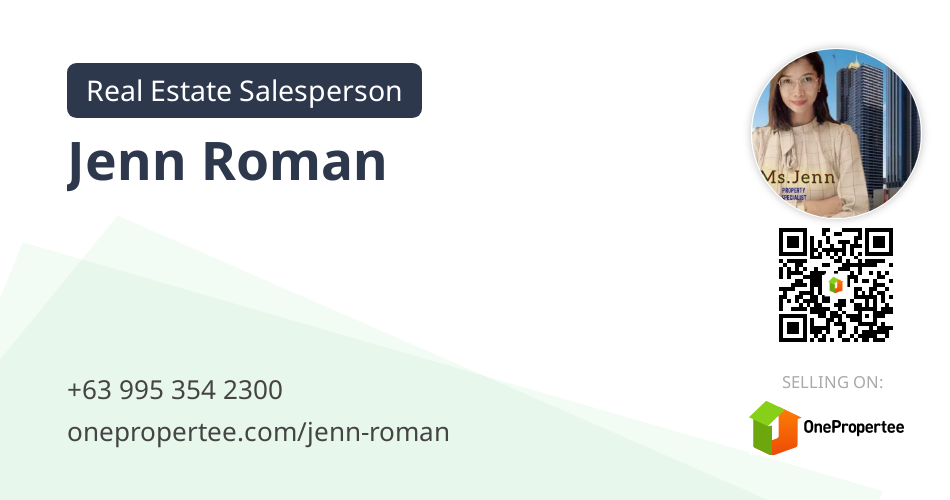 Jenn Roman - Real Estate Salesperson Selling on OnePropertee