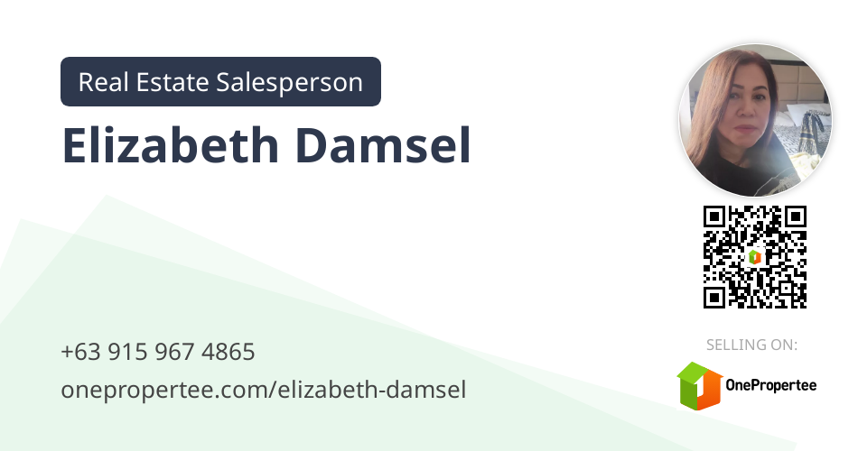 Elizabeth Damsel - Real Estate Salesperson Selling on OnePropertee