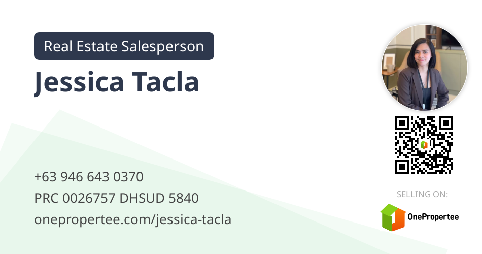 Jessica Tacla - Real Estate Salesperson Selling on OnePropertee