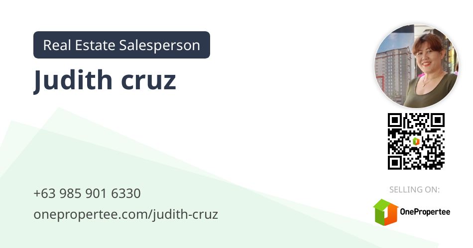Judith cruz - Real Estate Salesperson Selling on OnePropertee